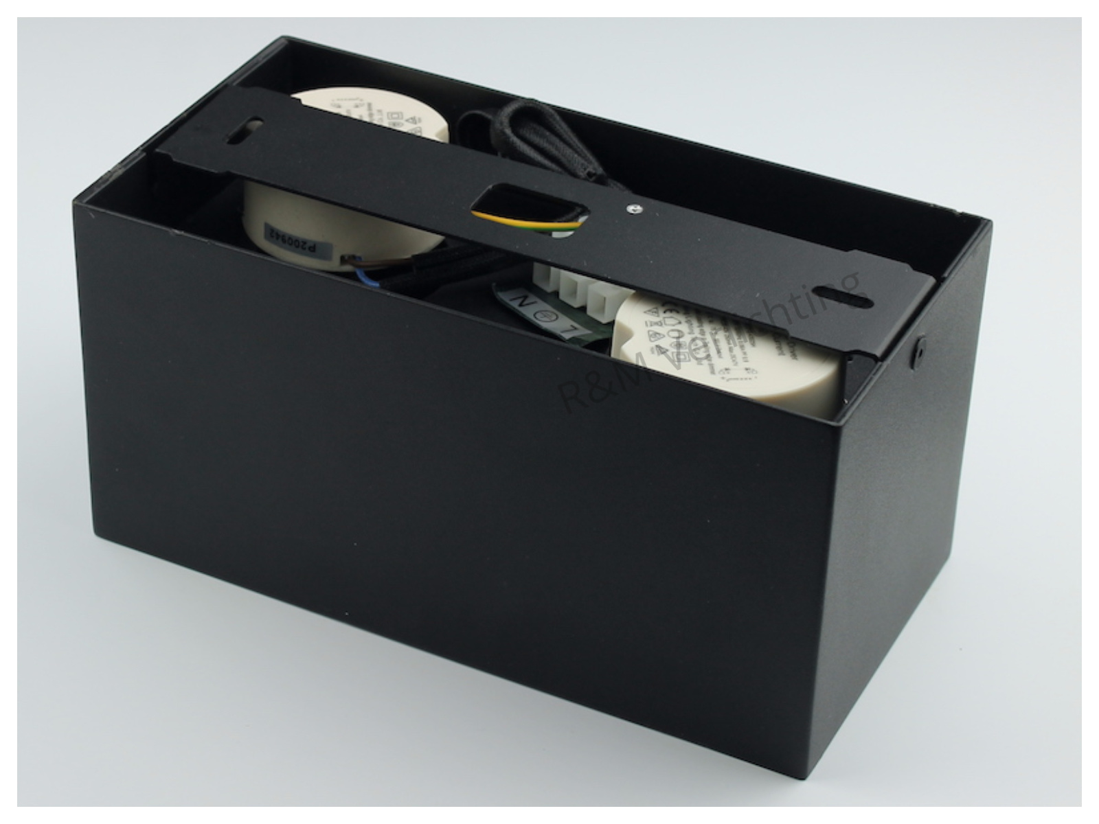 LED surface mounted spot Caja 2-light black 2x9w 2700k dimmable - R&M ...