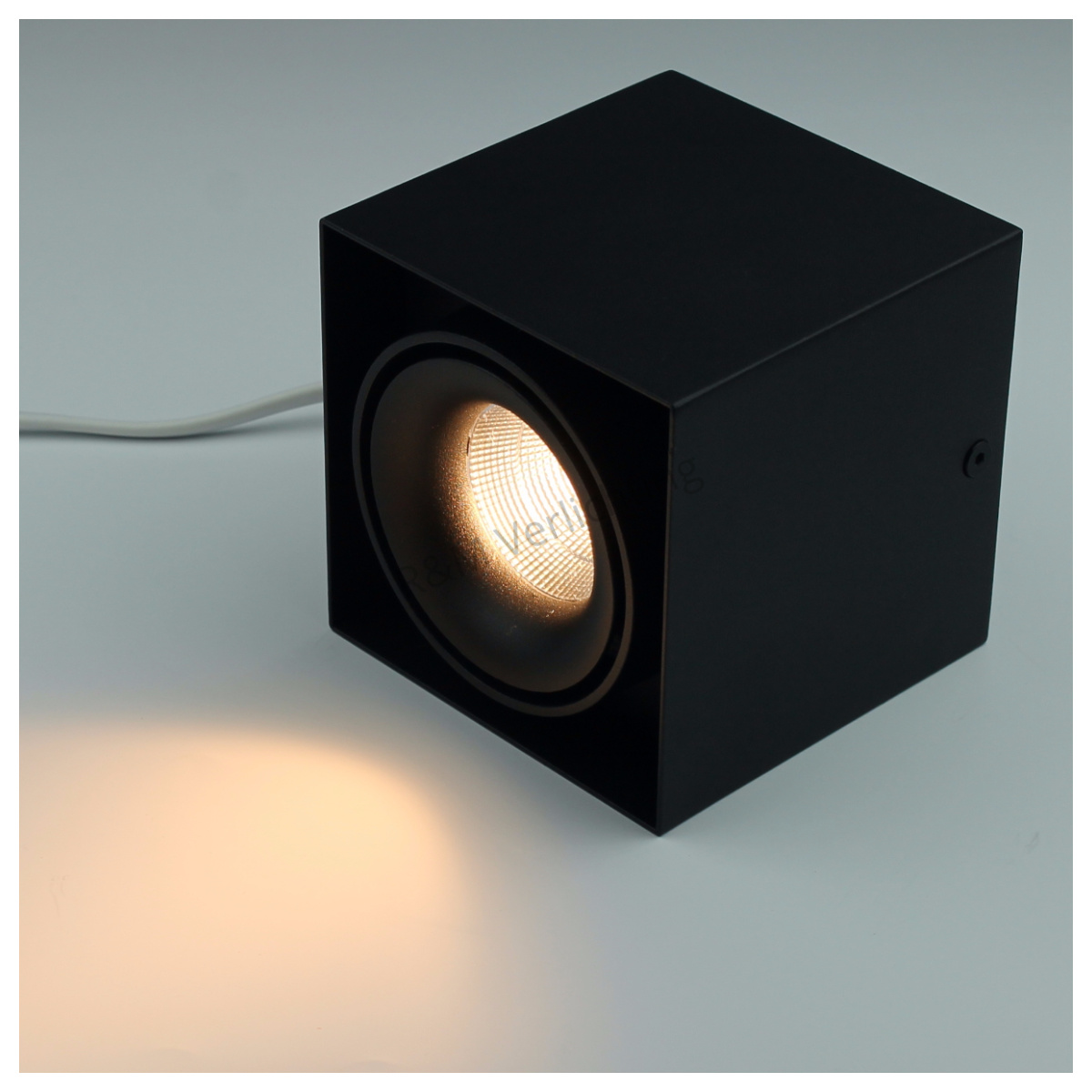Surface-mounted Luminaire black LED 9w 2700k dimbaar - R&M Lighting