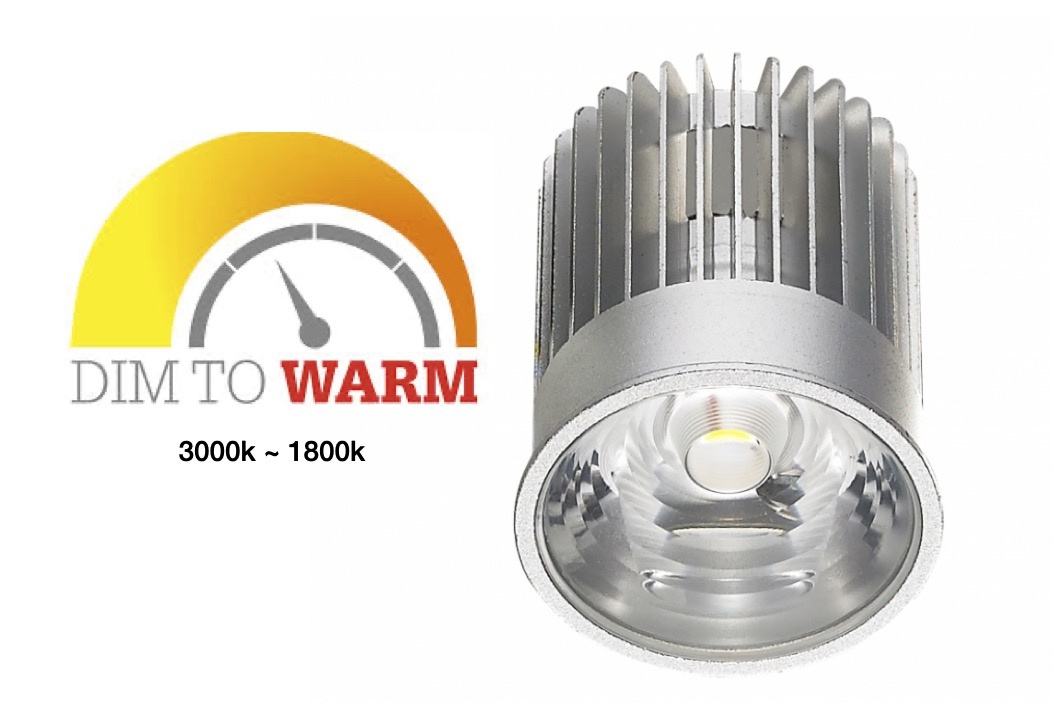 Dimtone LED modules 1800k ~ 3000k IP65 for bathrooms - R&M Lighting