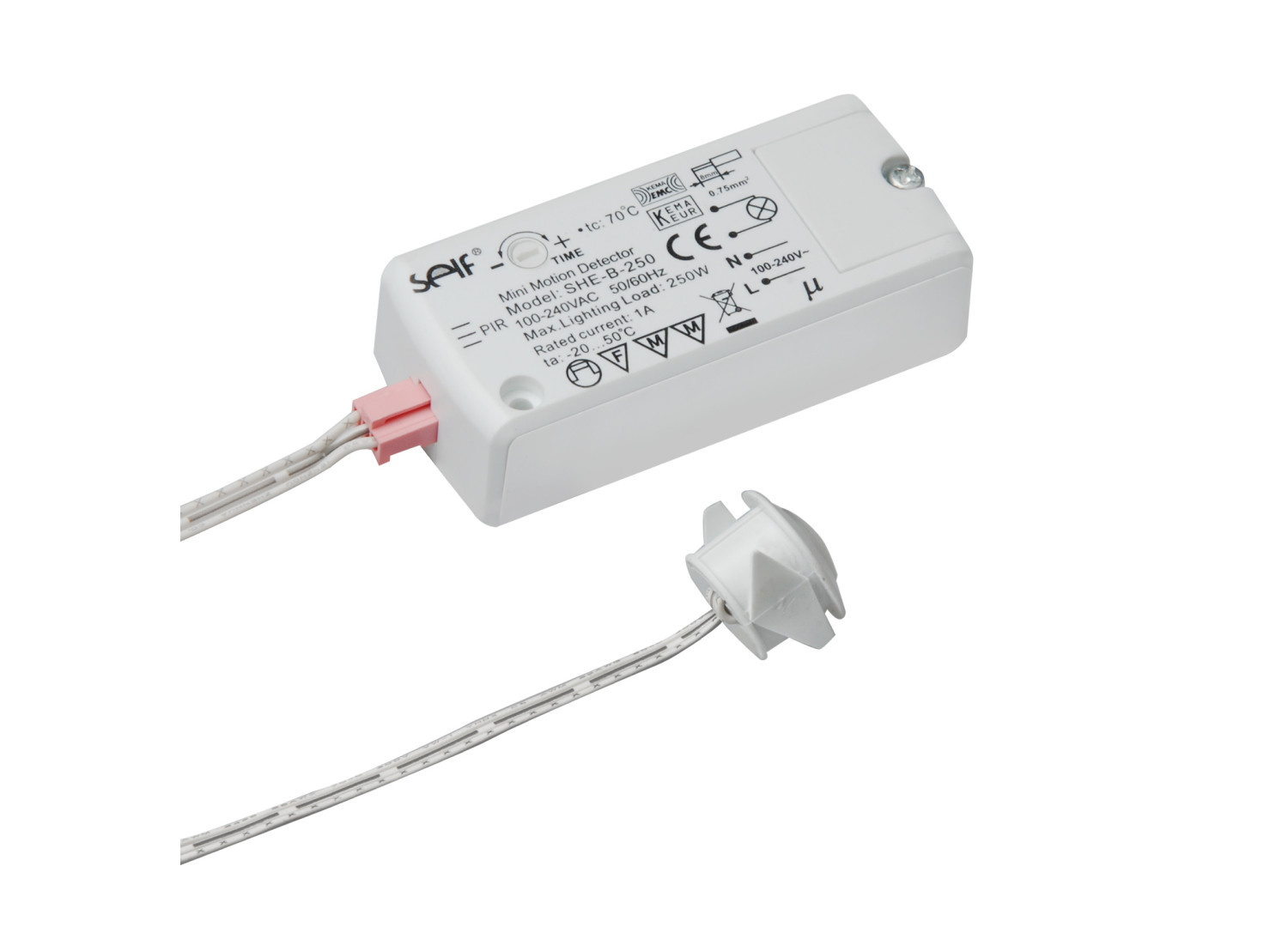 PIR motion sensor Switch SHE-B-250 - R&M Lighting