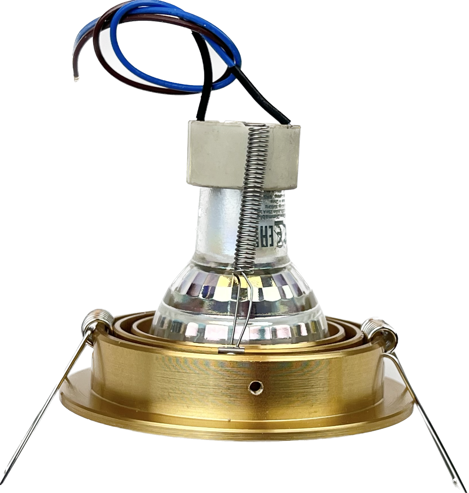 Recessed luminaire / Recessed spot gold GU10 tiltable - R&M Lighting