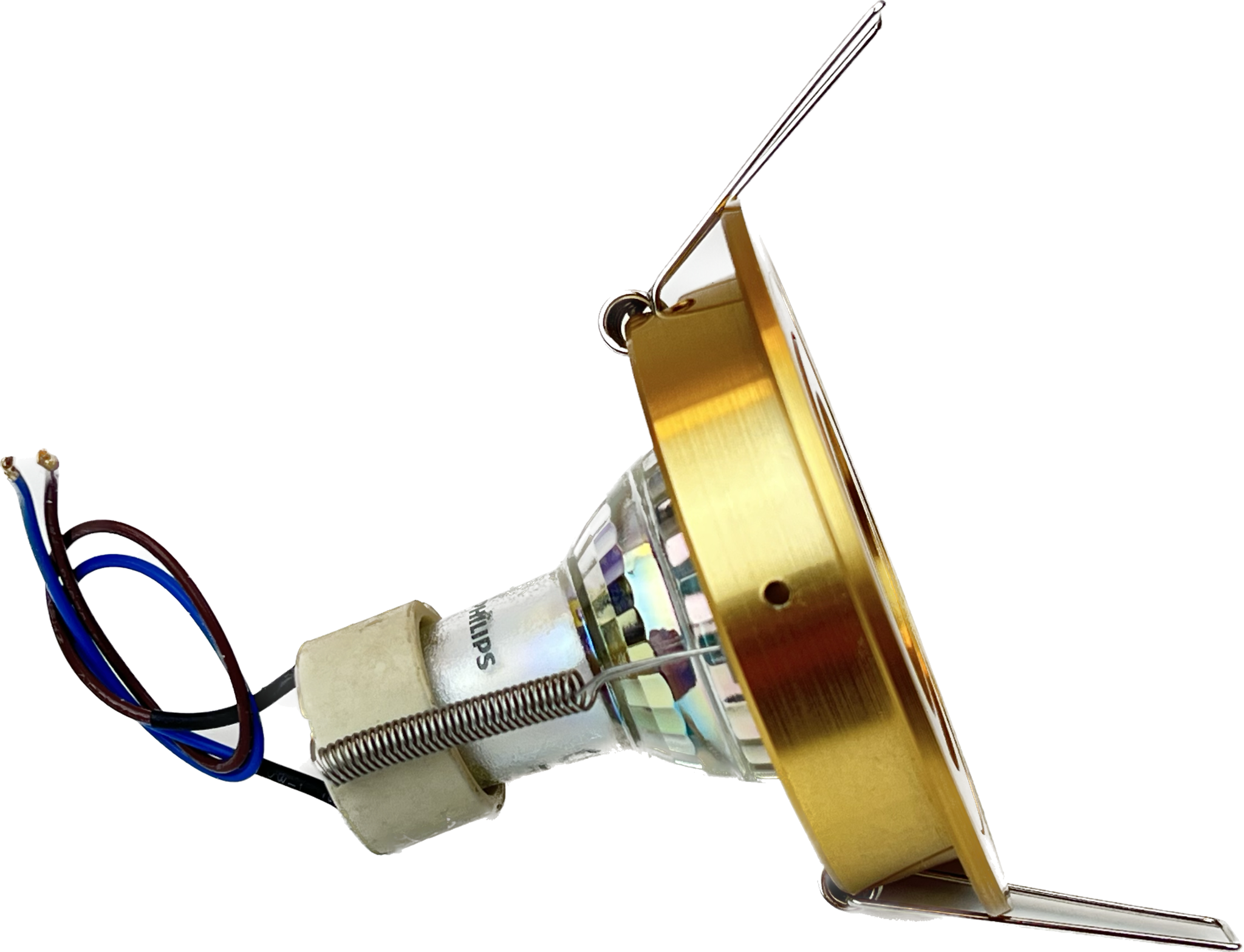 Recessed luminaire / Recessed spot gold GU10 tiltable - R&M Lighting