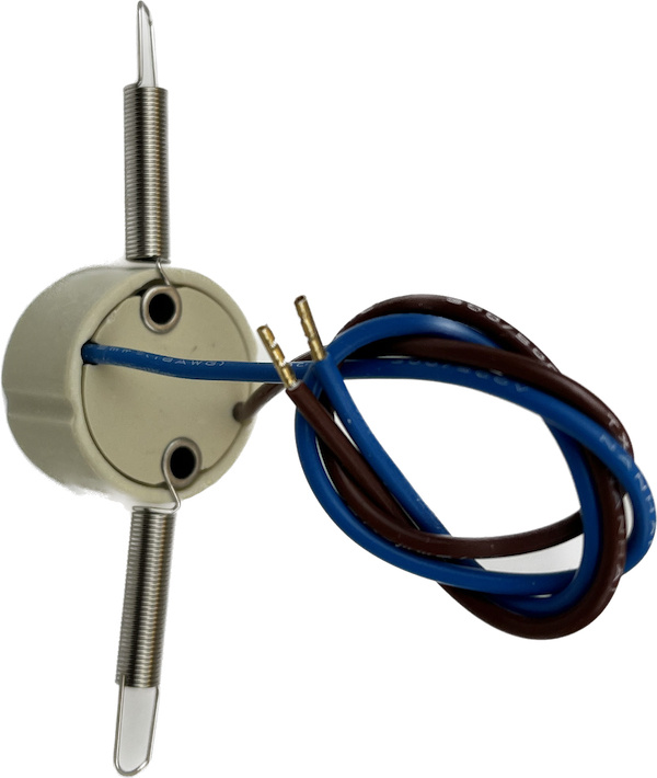Ceramic GU10 with springs for 230V LED lamps - R&M Lighting
