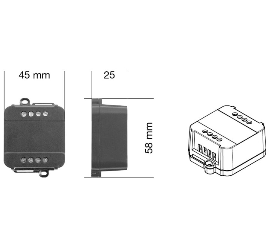 Dalcnet PWM dimmer series DLM1248-1CV-DMX - R&M Lighting