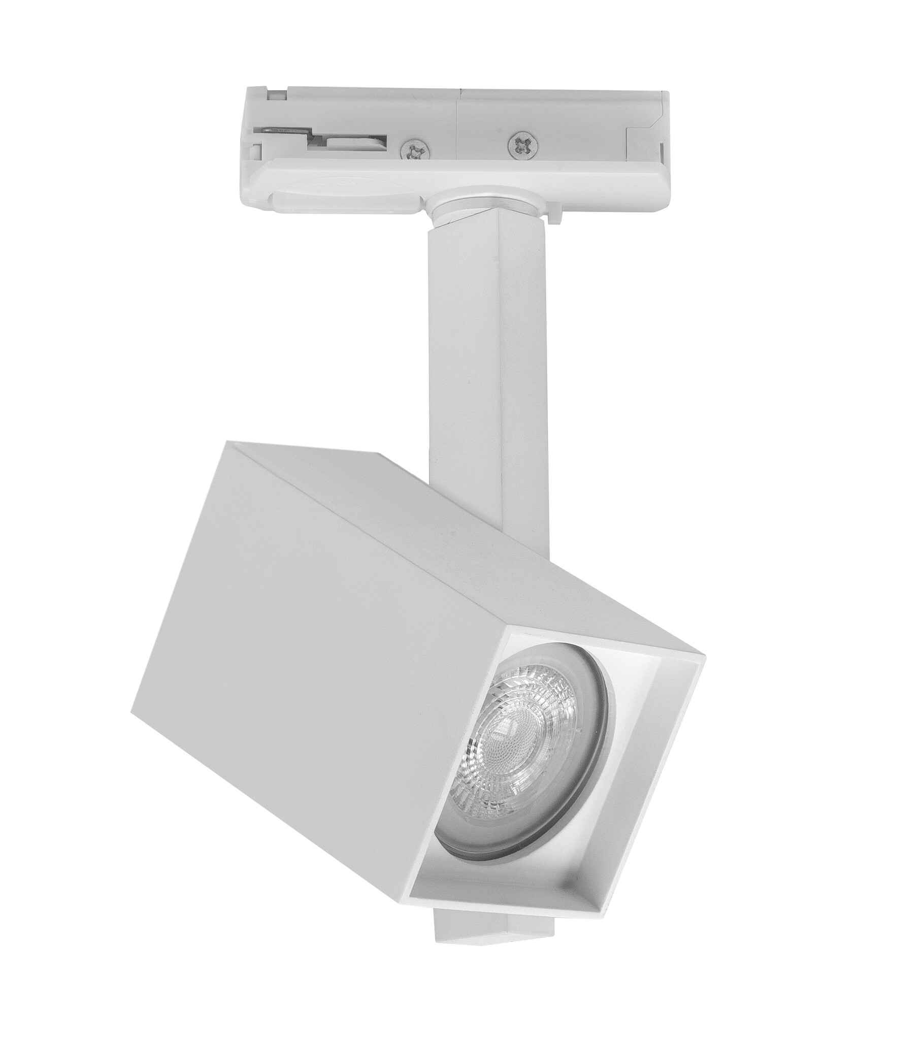 1 Phase rail spot GU10 square white - R&M Lighting