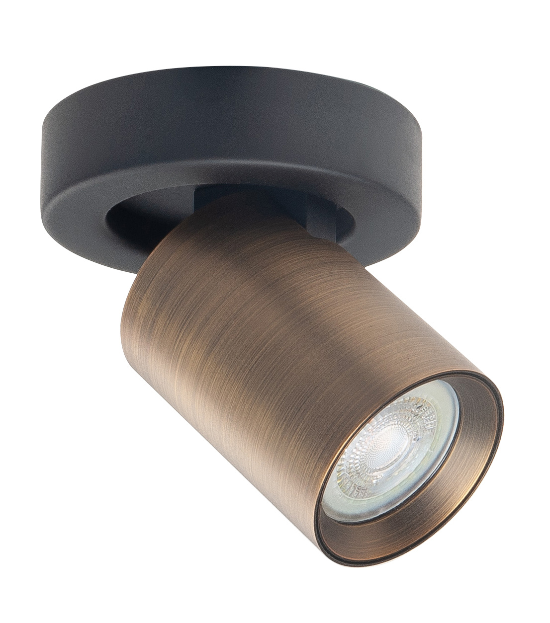 Spotlight Oliver bronze and black GU10 LED - R&M Lighting