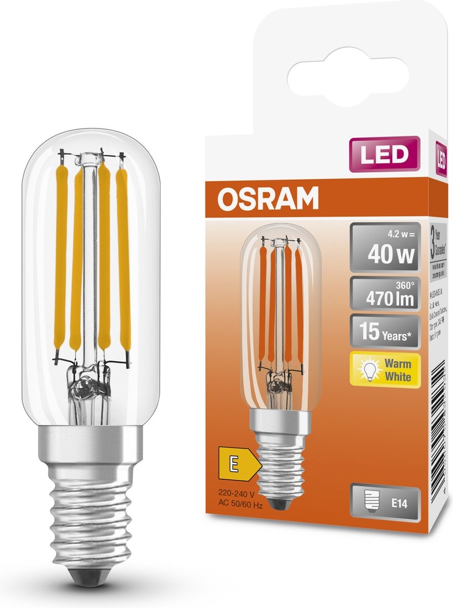 OSRAM LED SPECIAL T26 4W E14 2700K - R&M Lighting