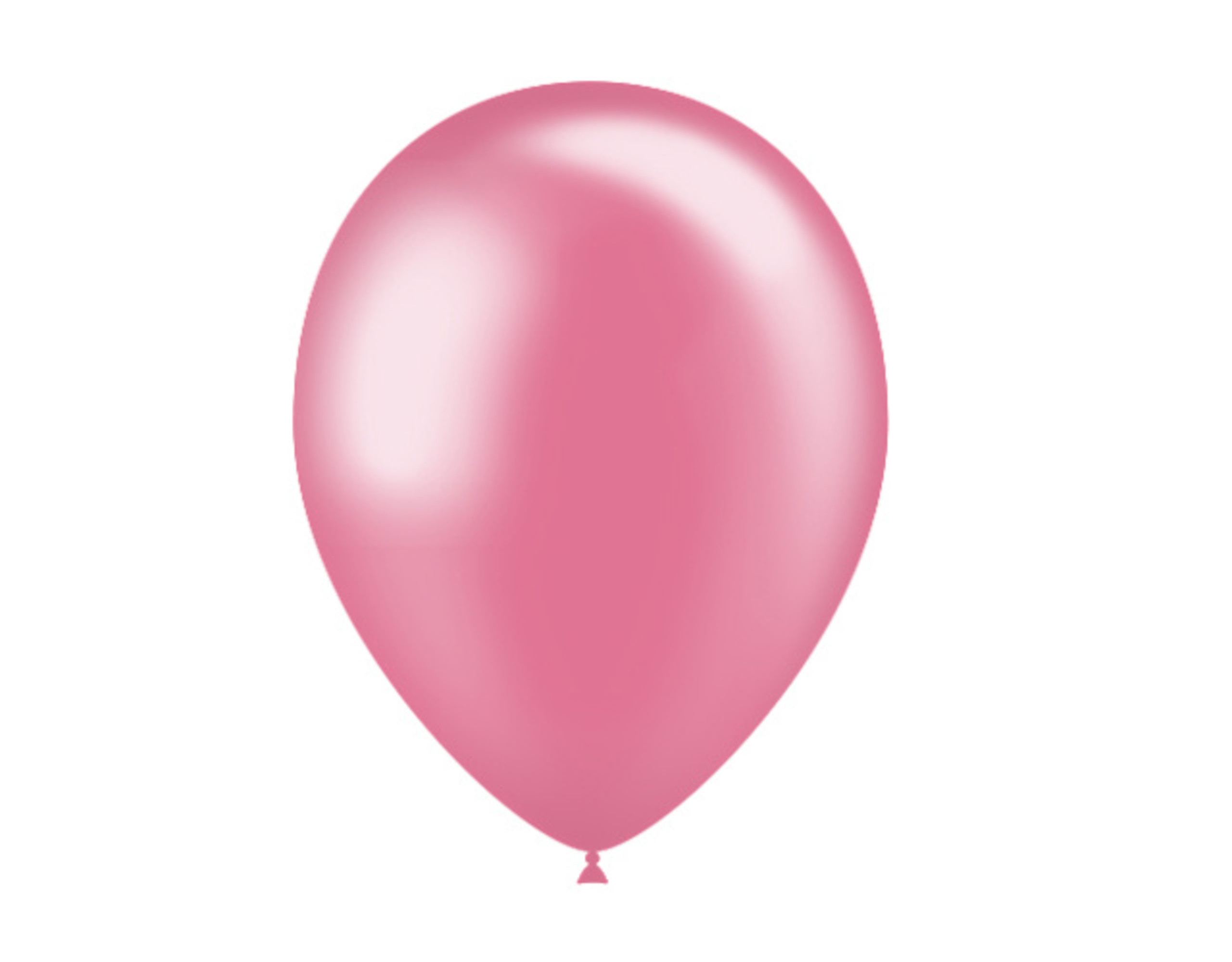 Roze Ballonnen Metallic 25cm 10st - Partywinkel