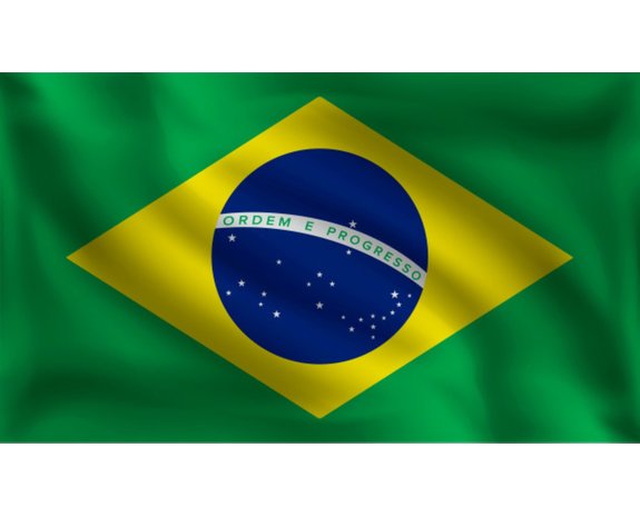 Vlag Brazilie 150cm - Partywinkel