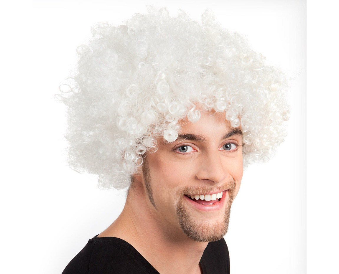 Witte Pruik Groove - Partywinkel