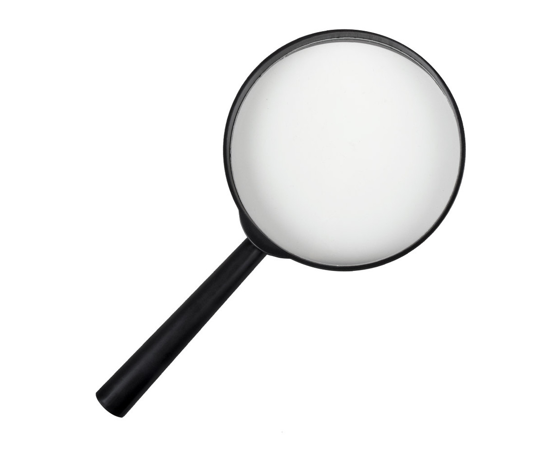 Zwart Vergrootglas Vergrootglas 17,5cm - Partywinkel