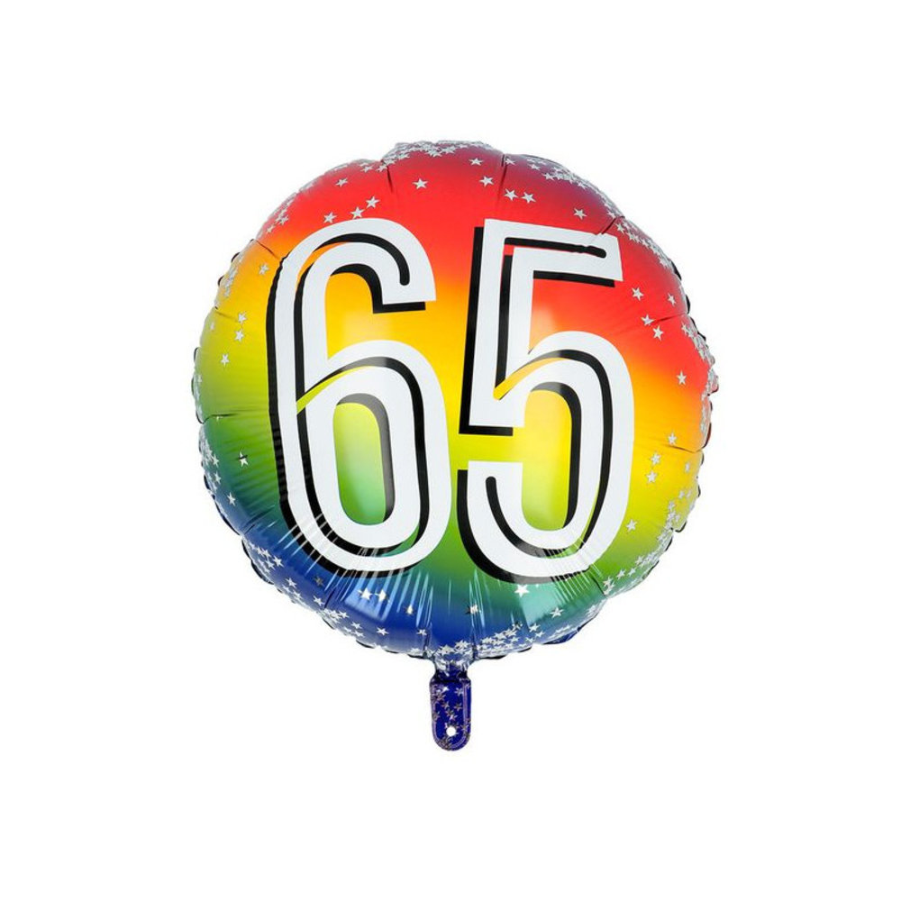 65 Jaar Helium Ballon 45cm - Partywinkel