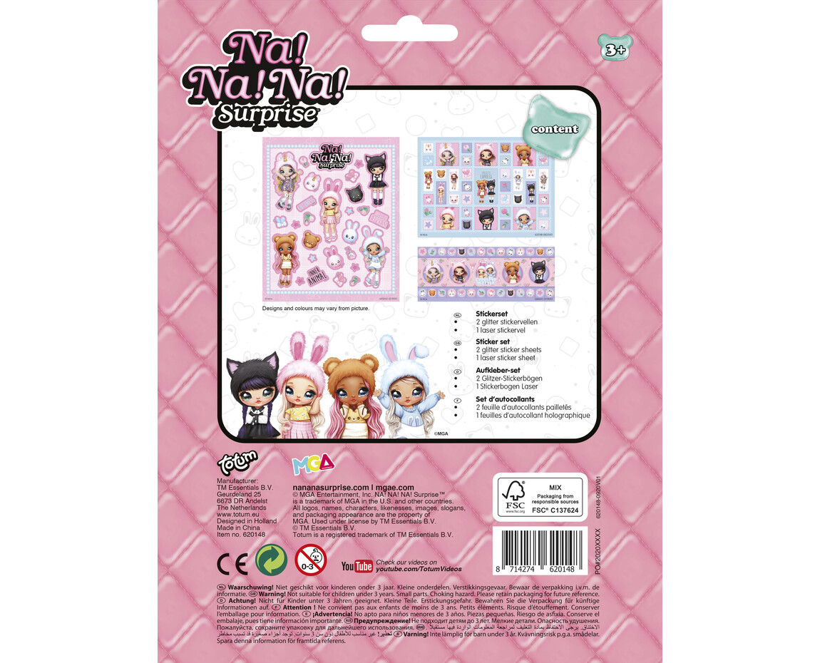 Nanana Stickerset - Partywinkel
