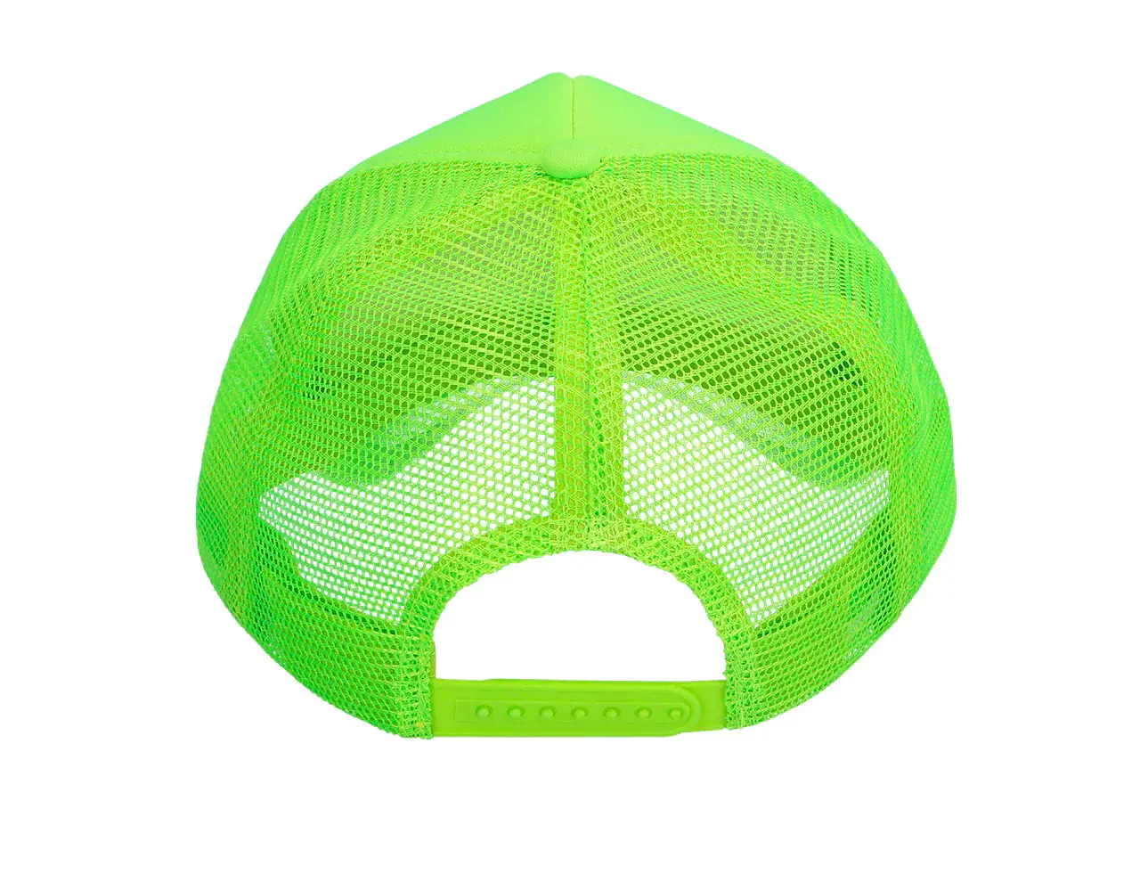 Neon Groene Pet Verstelbaar - Partywinkel