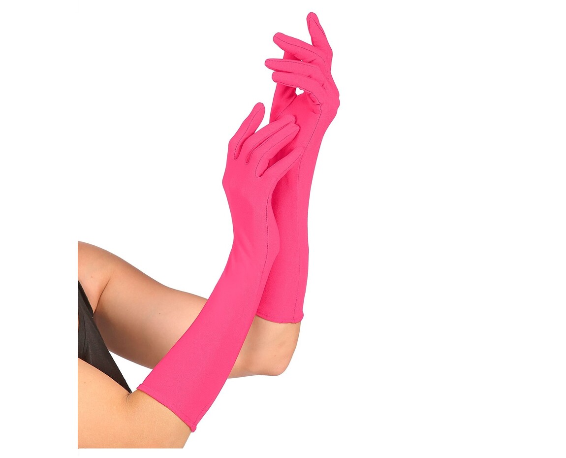 Neon Roze Handschoenen - Partywinkel