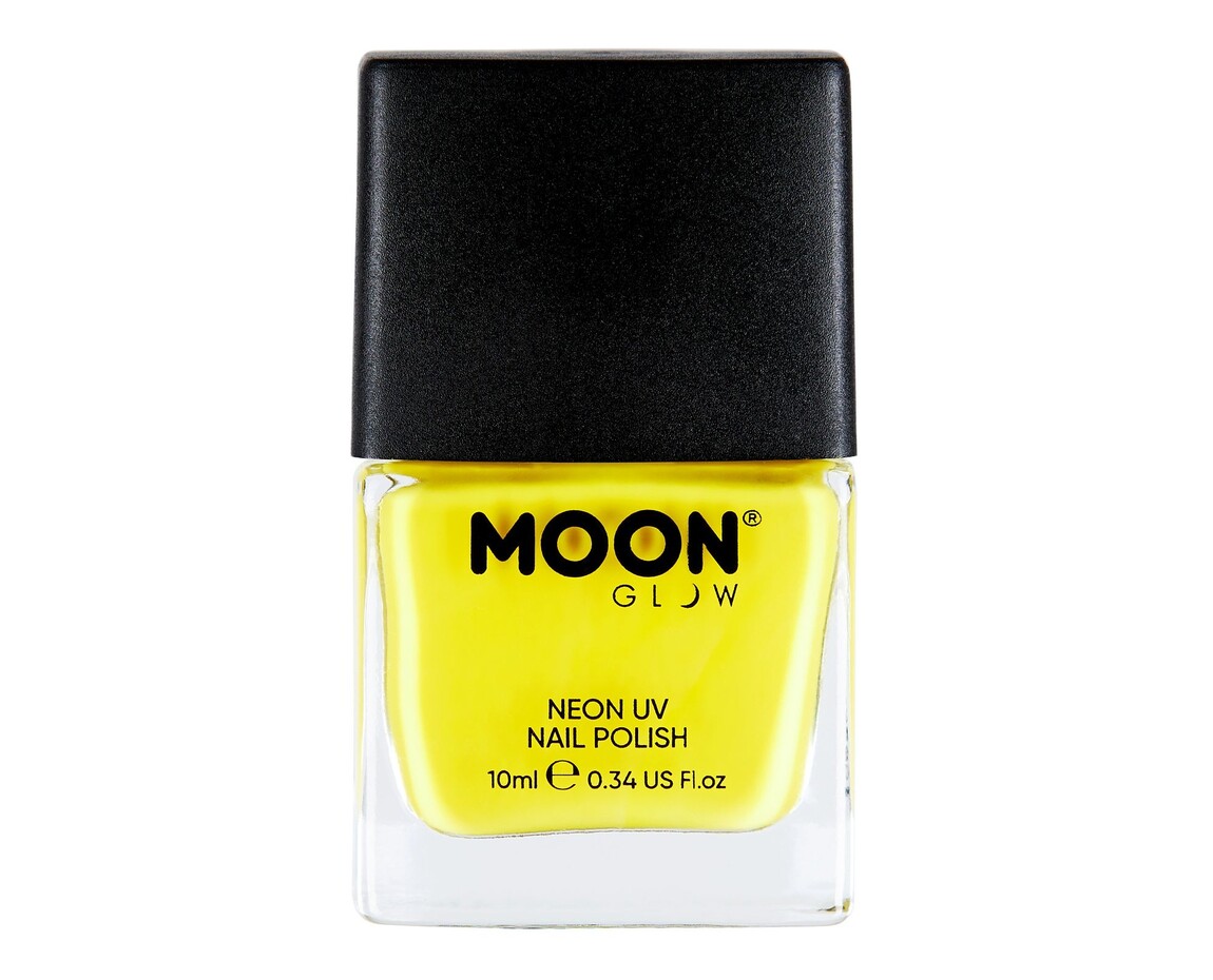 Moon Glow Intense Neon UV Nail Polish Intense Yellow 14ml - Partywinkel
