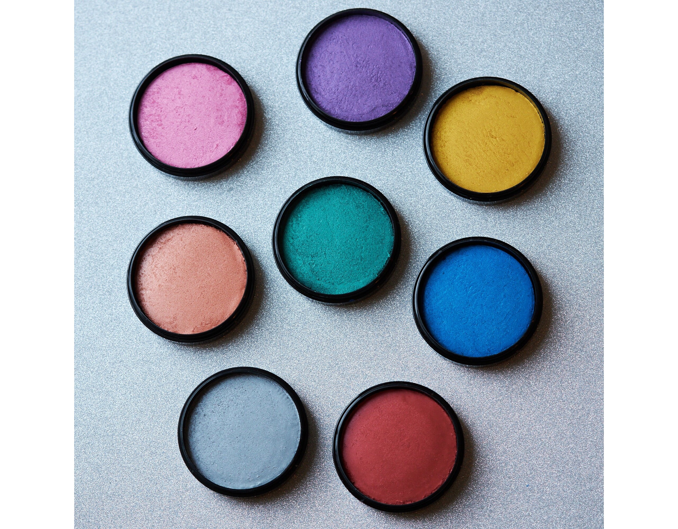 Cosmic Moon Metallic Pro Face Paint Cake Pots Rose Gold 36g - Partywinkel