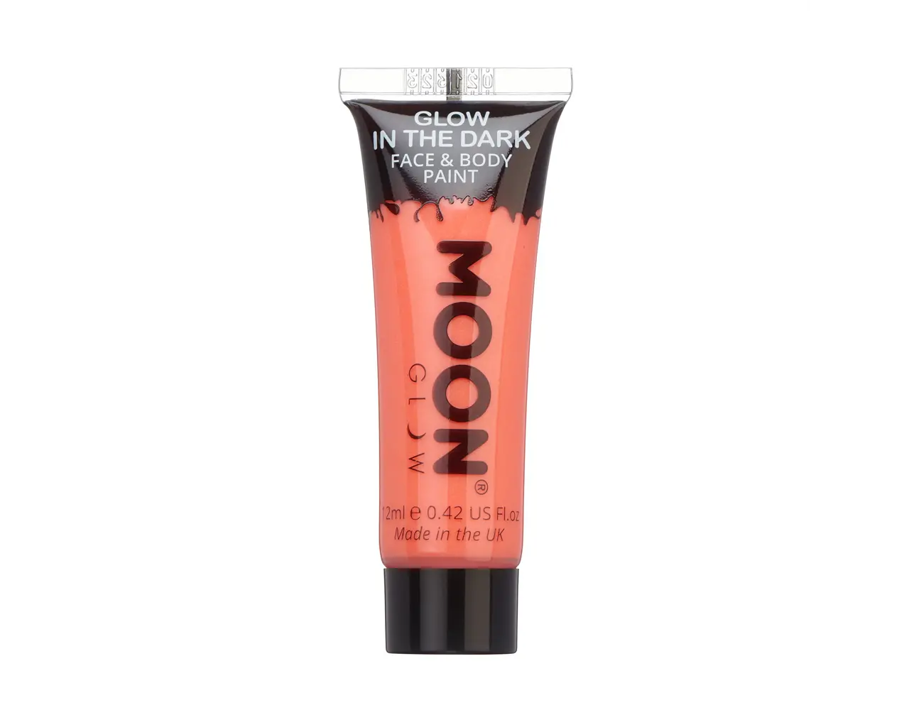 Moon Glow Glow in the Dark Face Paint Red 12ml - Partywinkel