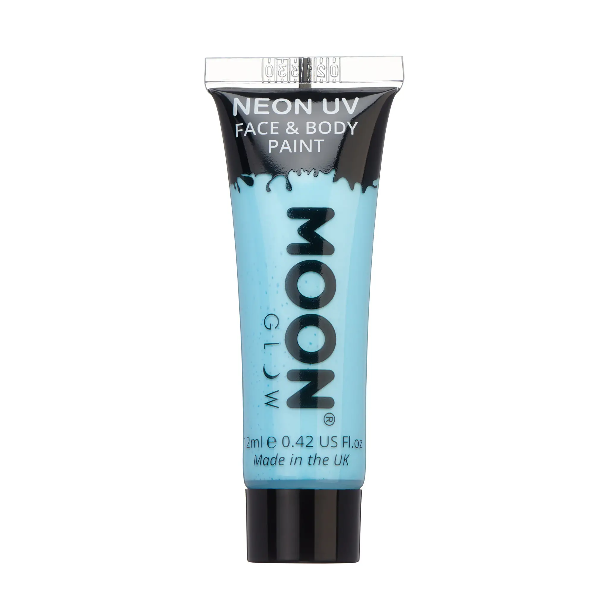 Moon Glow Pastel Neon UV Face Paint Pastel Blue 12ml - Partywinkel
