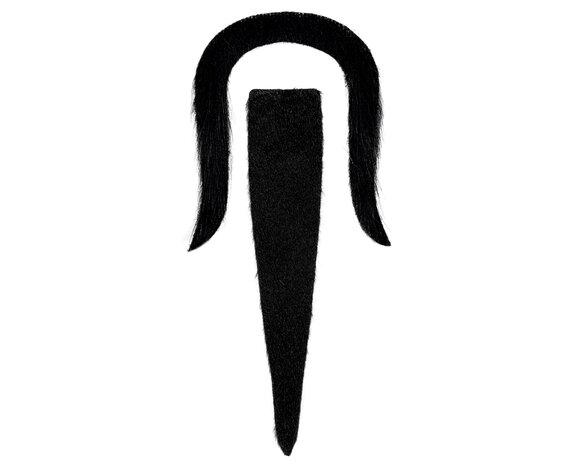 Zwarte Nep Snor En Sik 2 delig - Partywinkel