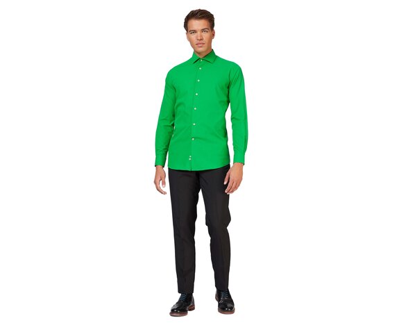Groen Overhemd Heren OppoSuits - Partywinkel