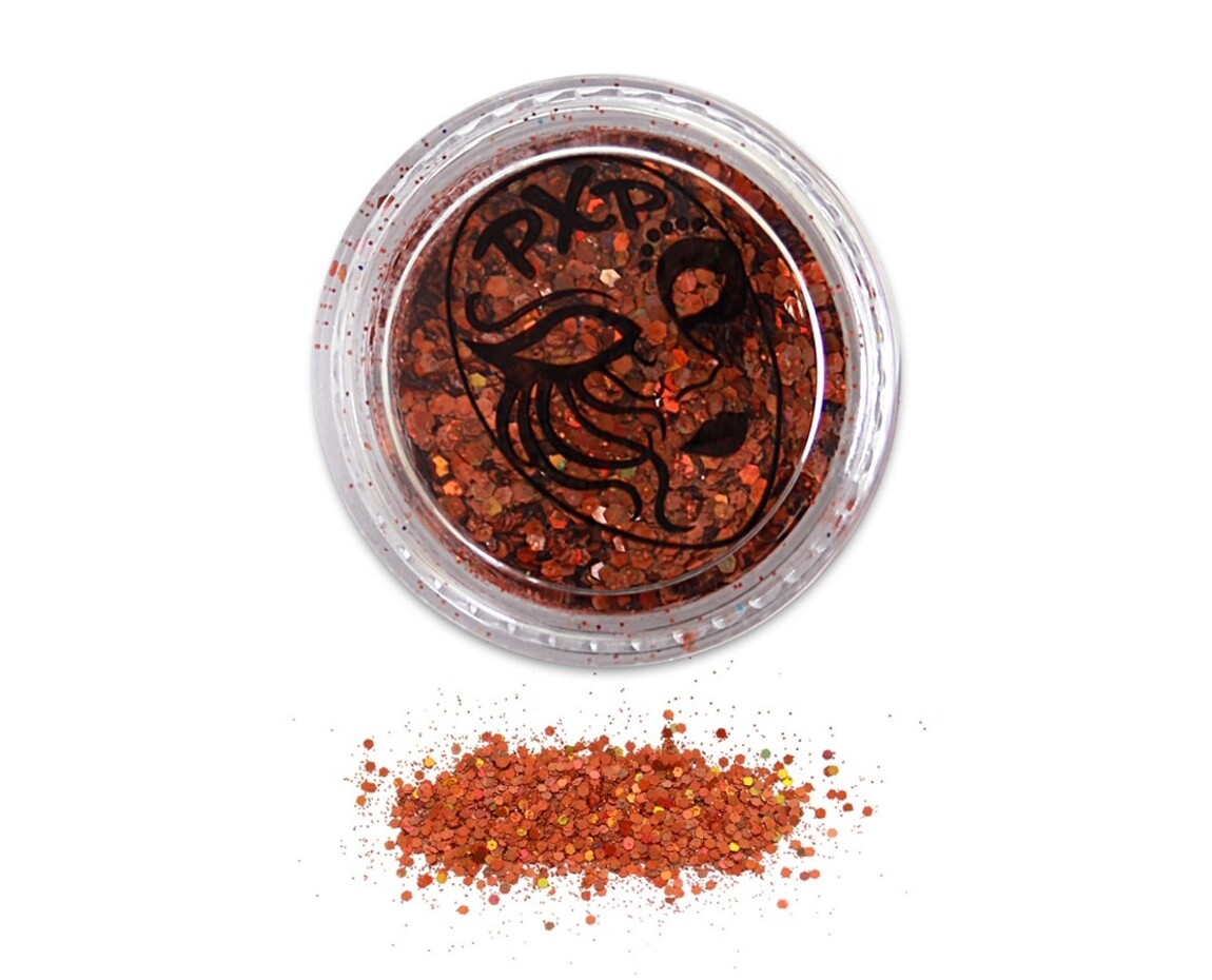 PXP Glitter Poeder Terracotta Gold 5gr - Partywinkel