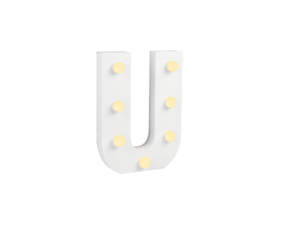 U Licht Letter 16,5cm - Partywinkel