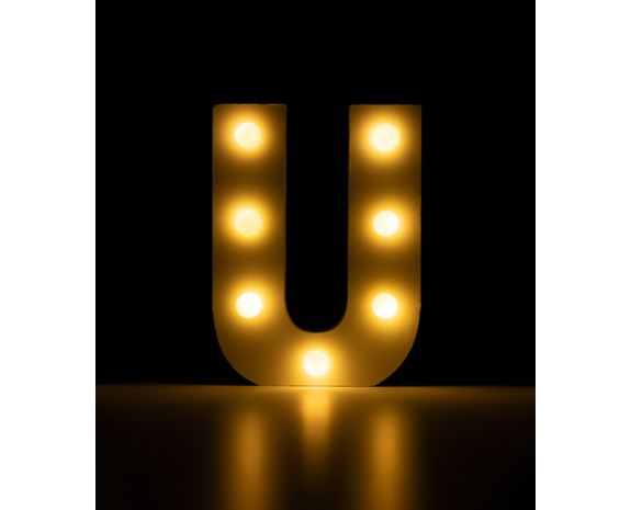 U Licht Letter 16,5cm - Partywinkel