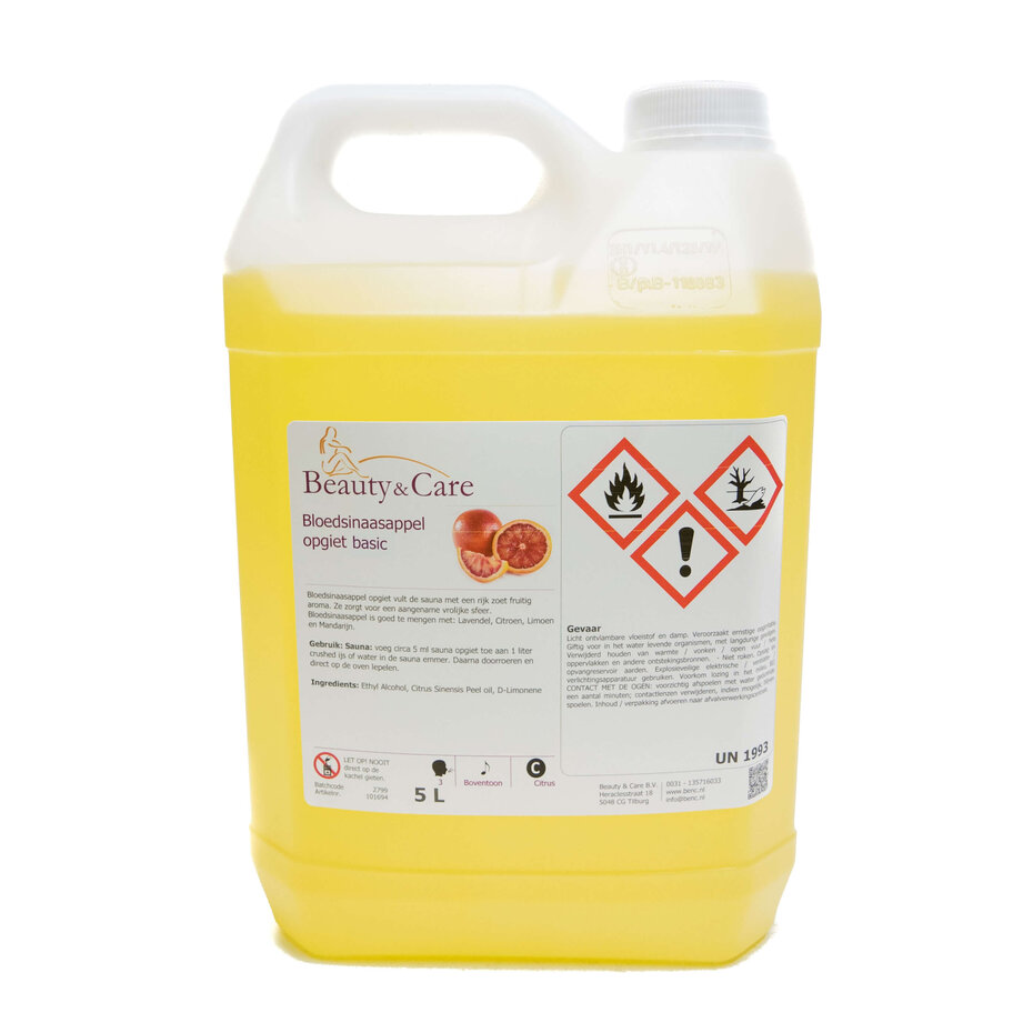 Blood orange sauna aroma basic - Beauty & Care BV