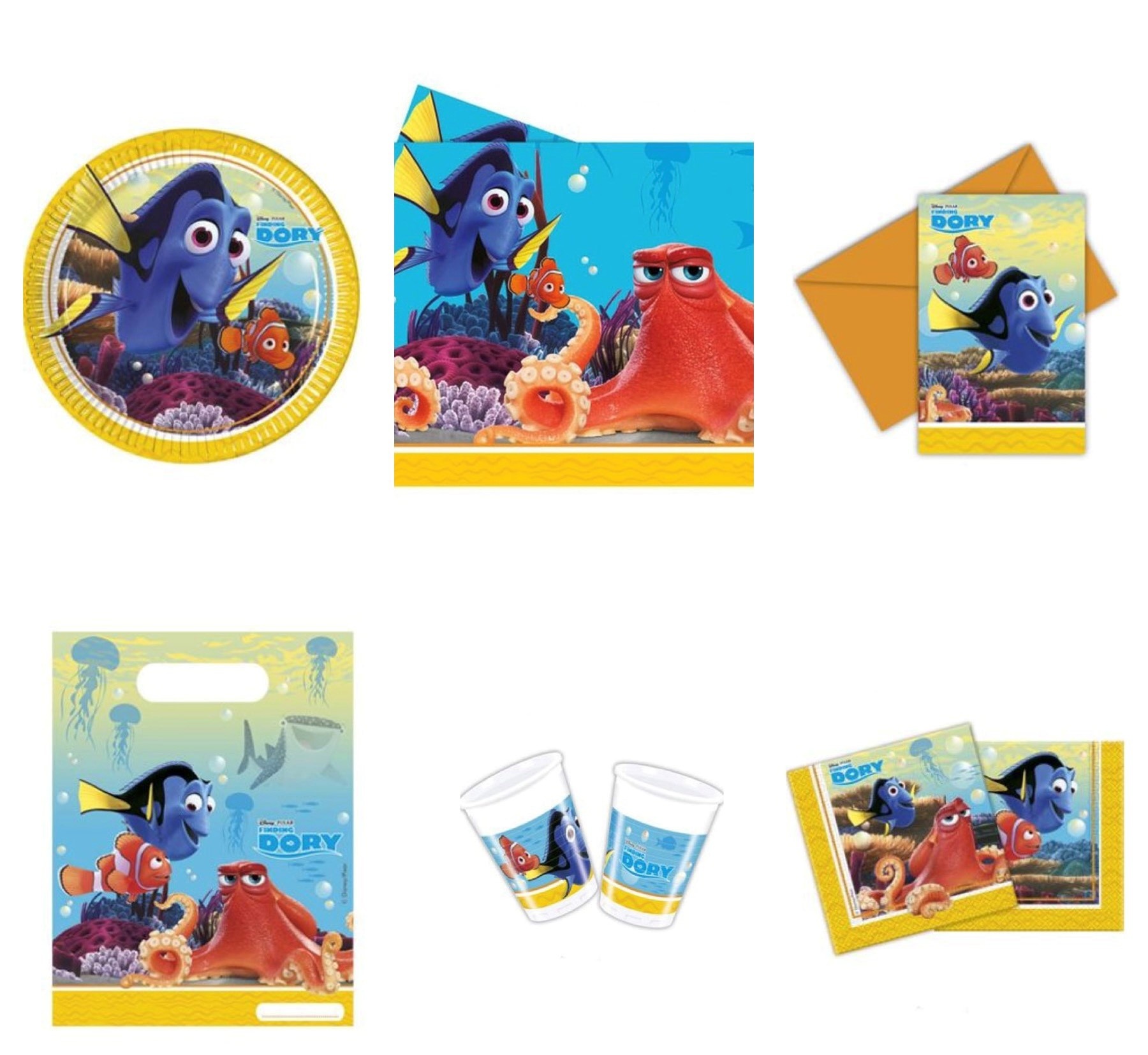 Feestpakket Finding Dory - Super Deal - ( Voorraad 6 pakketten OP = OP ...