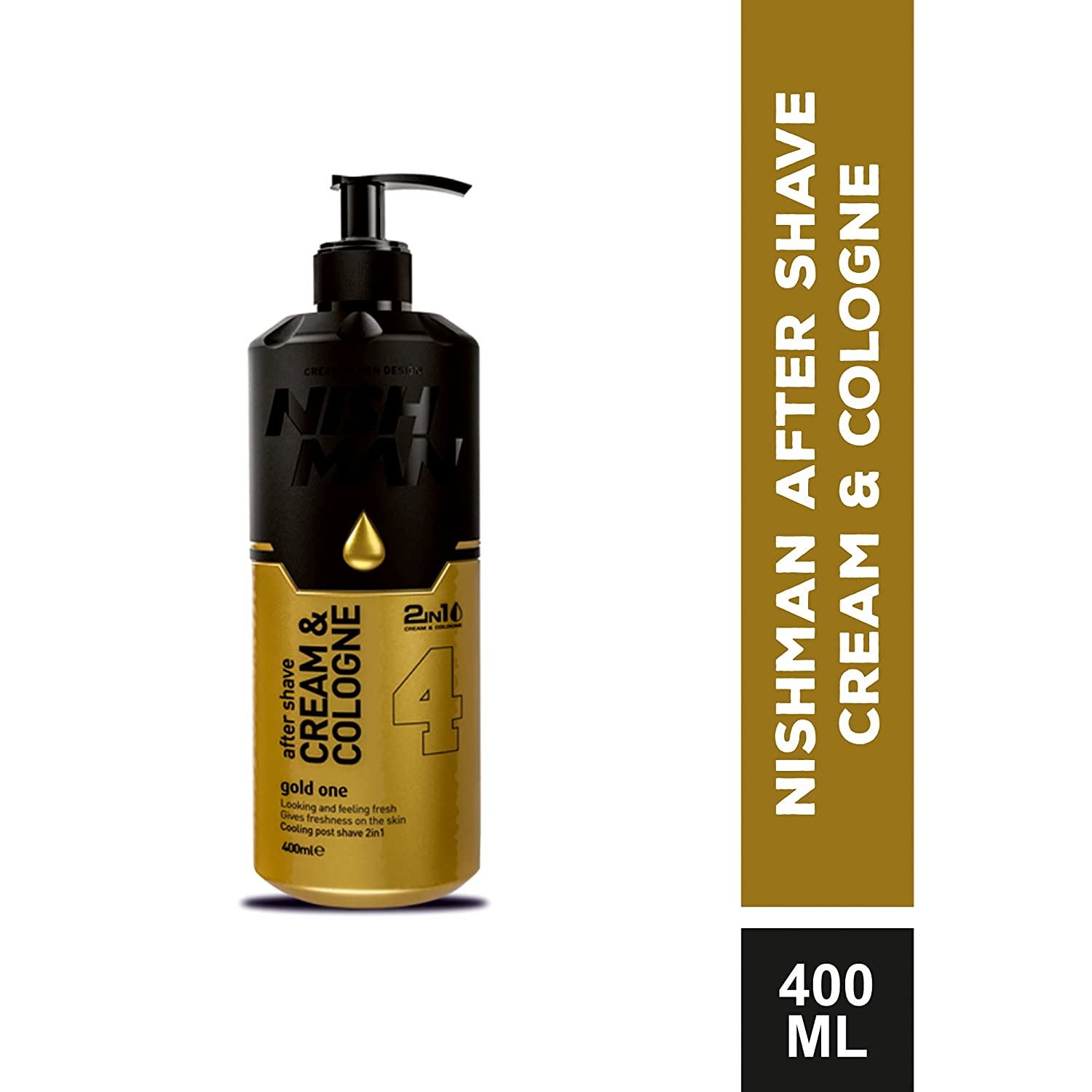 Nish Man Cream Cologne After Shave Gold One 4 Nu Kopen? - Kappersshop