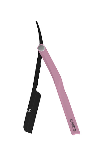 LEVEL3 BLACK/PINK Milly Razor nu bestellen bij www.kappersshop.com ...