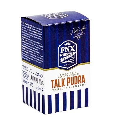 FNX Barber Talc Powder Vanilla 250gr nu Kopen? - Kappersshop