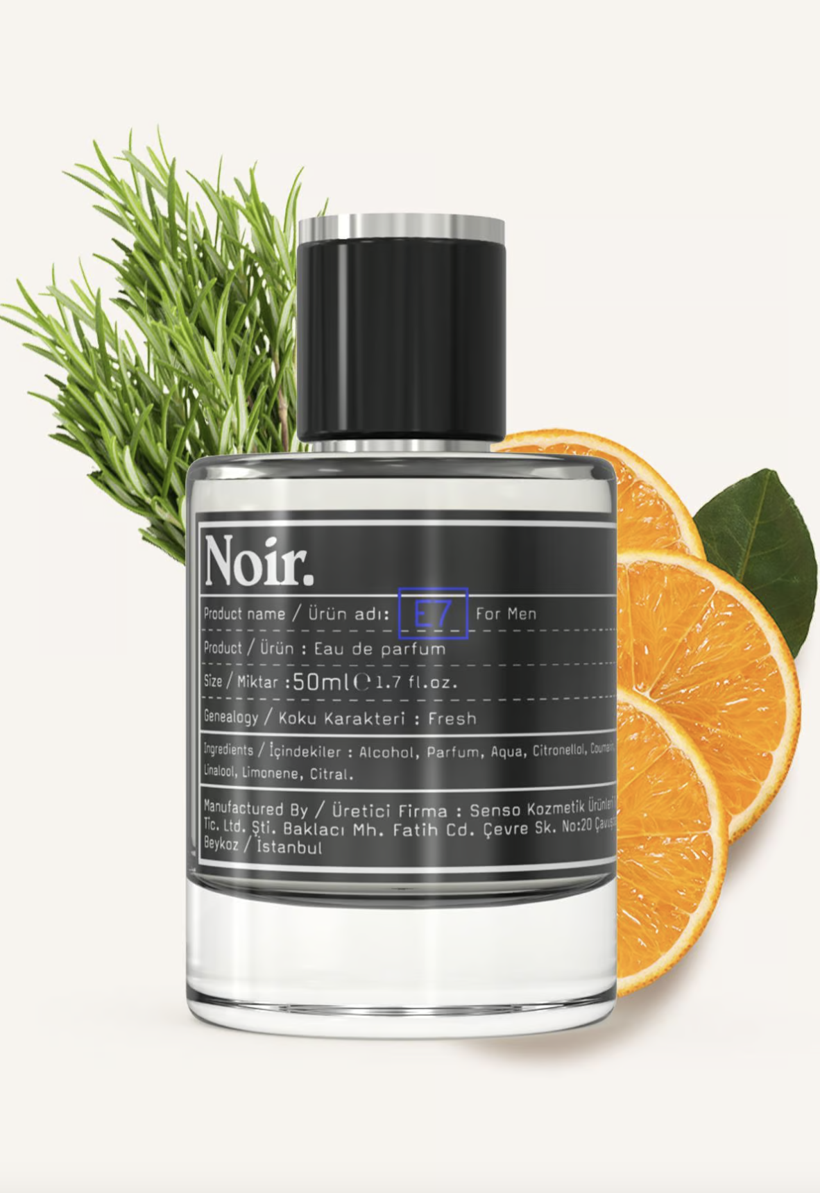 NOIR PARFUME 50ml FOR MEN - E7 BOXED nu bestellen? - Kappersshop