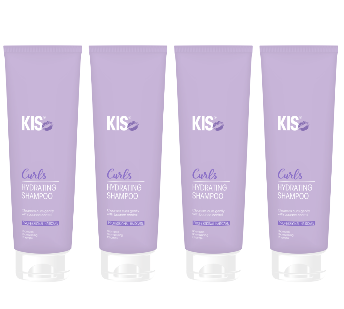 KIS Curls Hydrating Shampoo 300ml - 4 STUKS nu bestellen? - Kappersshop