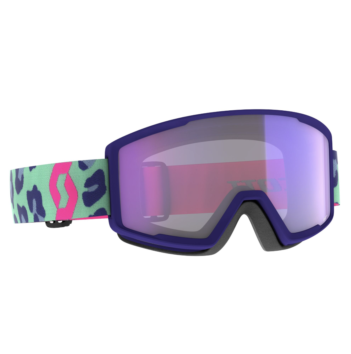 Scott Goggle Factor Pro Light Sensitive Mint Green/Neon Pink - Snowfit