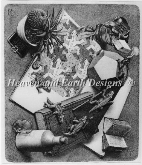 M.C. Escher: Reptiles - de Breibrink