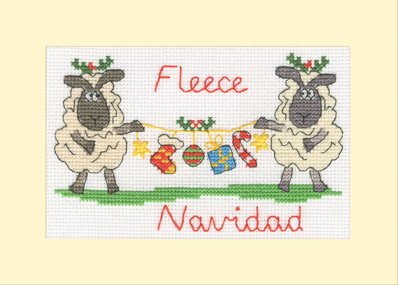 Borduurpakket Bothy Designs - Fleece Navidad - Bothy Threads - de Breibrink