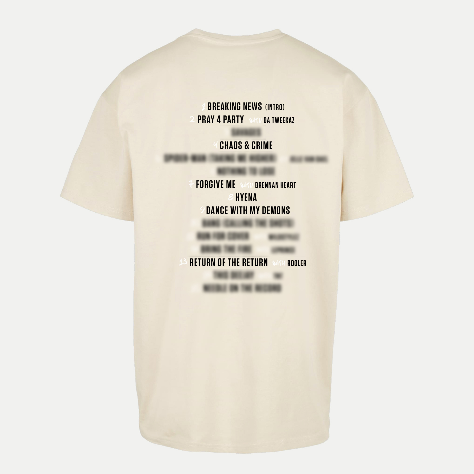 A New Decade Tracklist T-Shirt - Coone Store