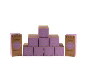 Value pack - Tampons with applicator Normal - 10 x 14 - Grace is Green