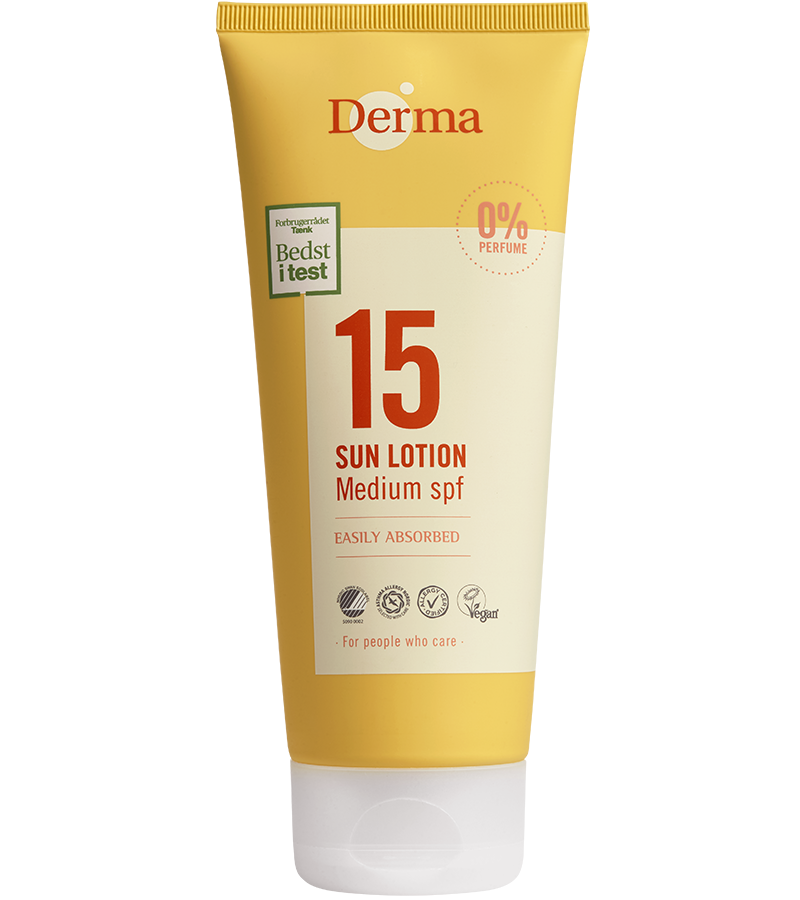 Derma Sun sun lotion SPF15 - Grace is Green