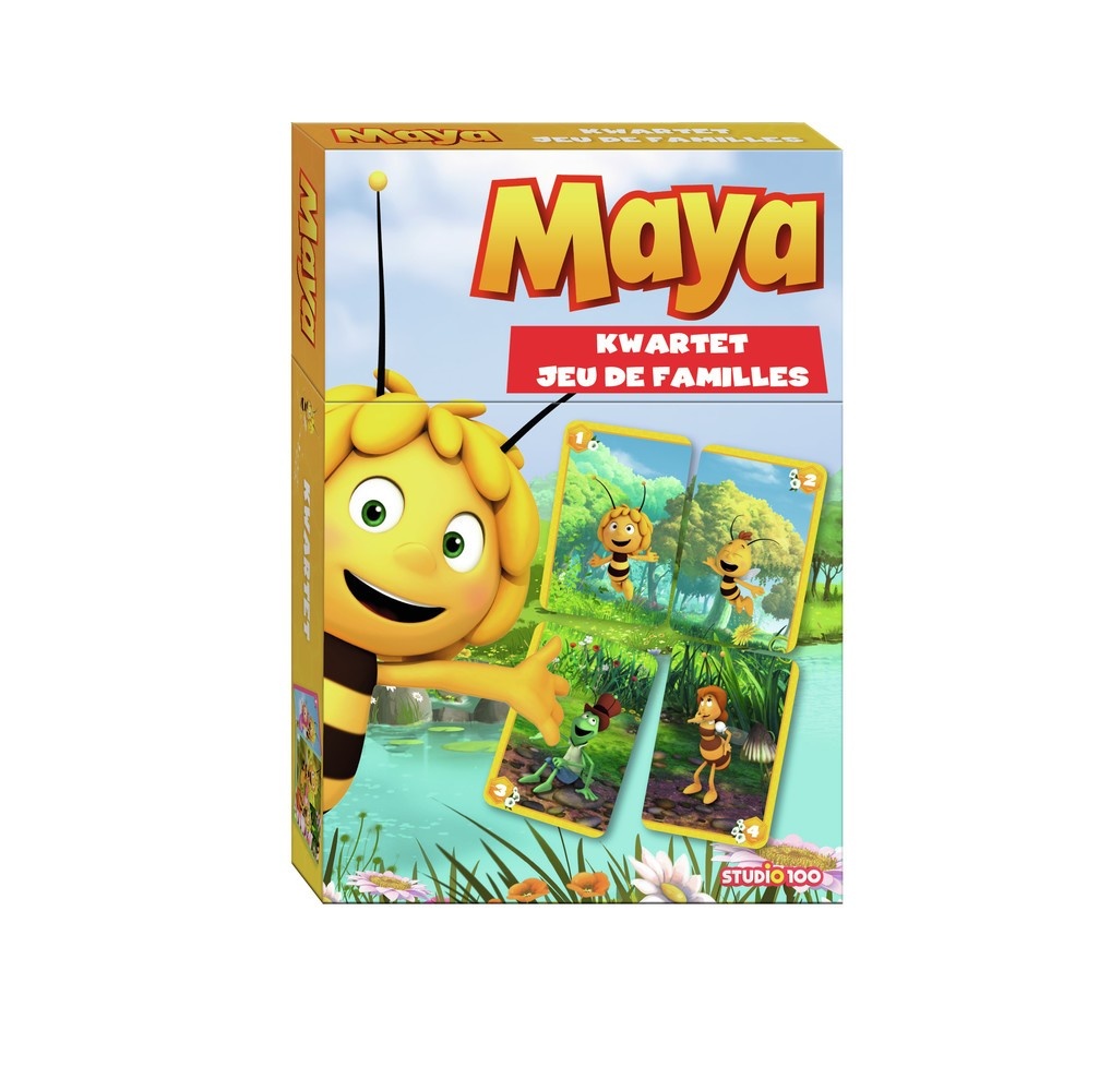 MAYA de Bij spel - kwartet (groot formaat) - GIGAFAN