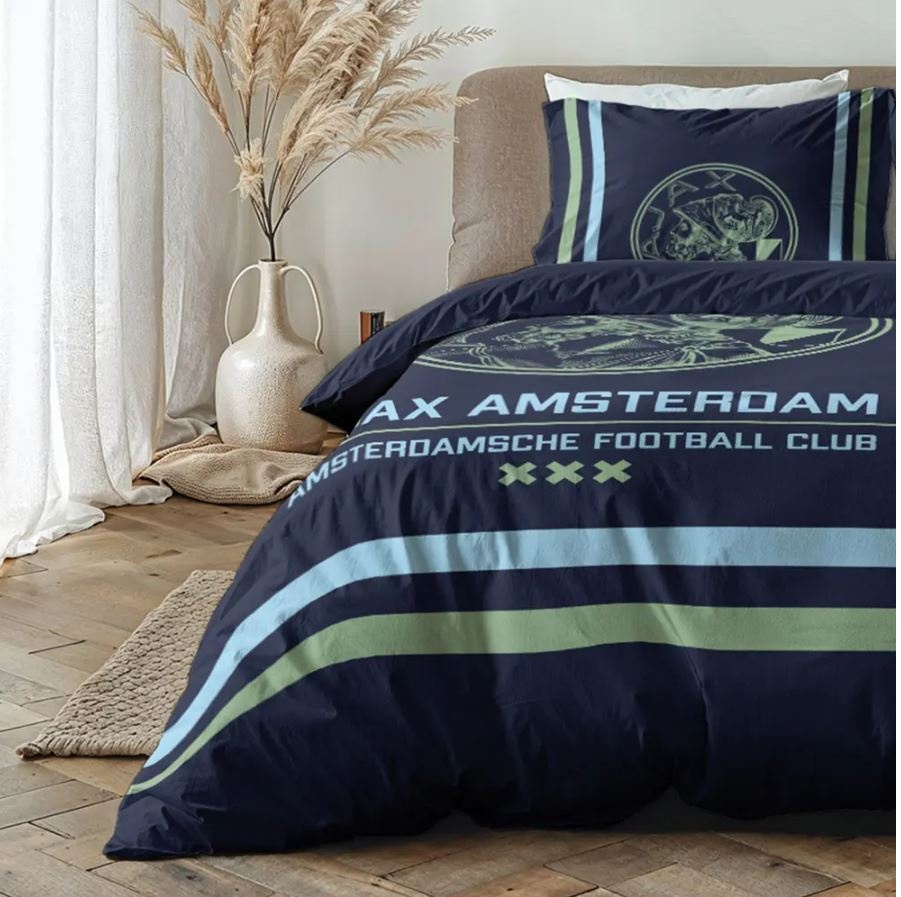 Ajax Dekbedovertrek Blauw Away 2025-2026 - GIGAFAN