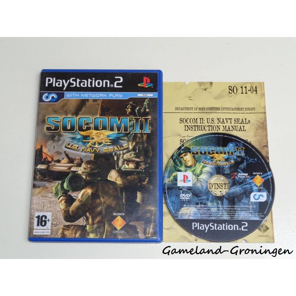 Socom II US Navy Seals with Headset - PS2 - Gameland-Groningen