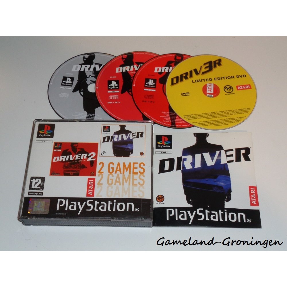 Driver + Driver 2 (Boxed) - PS1 Kopen - Gameland-Groningen