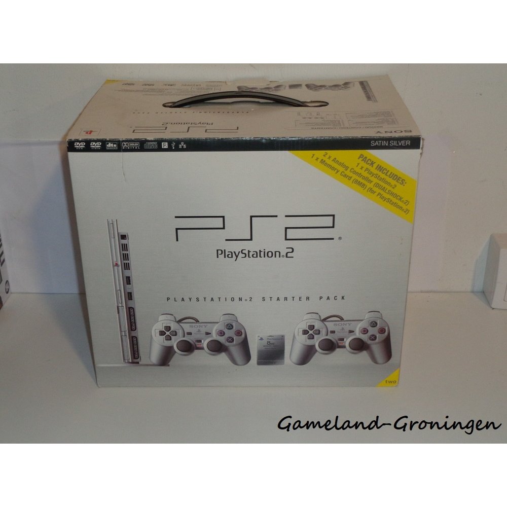PlayStation 2 Slimline Starter Pack (Zilver) Kopen - Gameland-Groningen