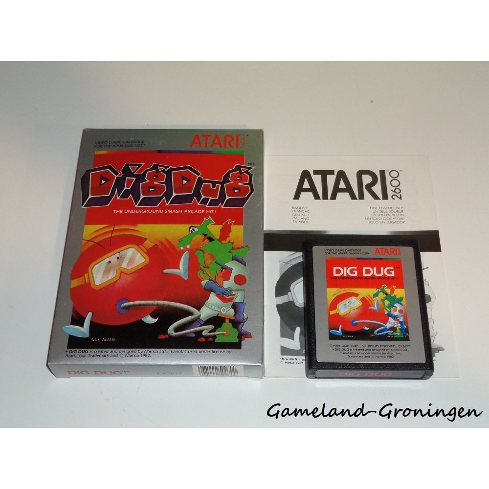 Dig Dug (Compleet) - Atari 2600 Kopen - Gameland-Groningen