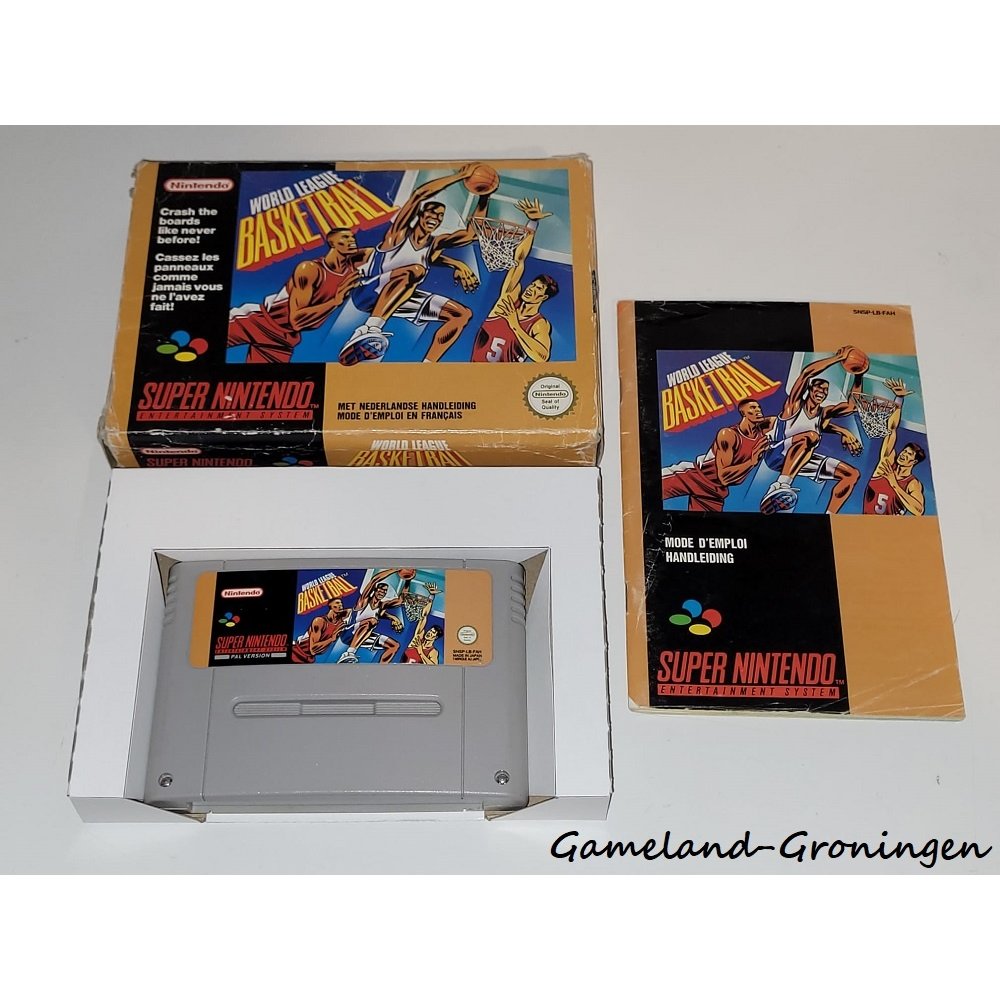 World League Basketball (Compleet) - SNES Kopen - Gameland-Groningen
