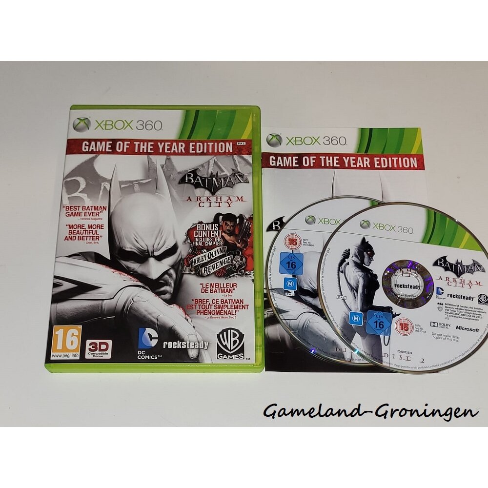 Batman Arkham City Xbox 360 game kopen bij Gameland-Groningen ...