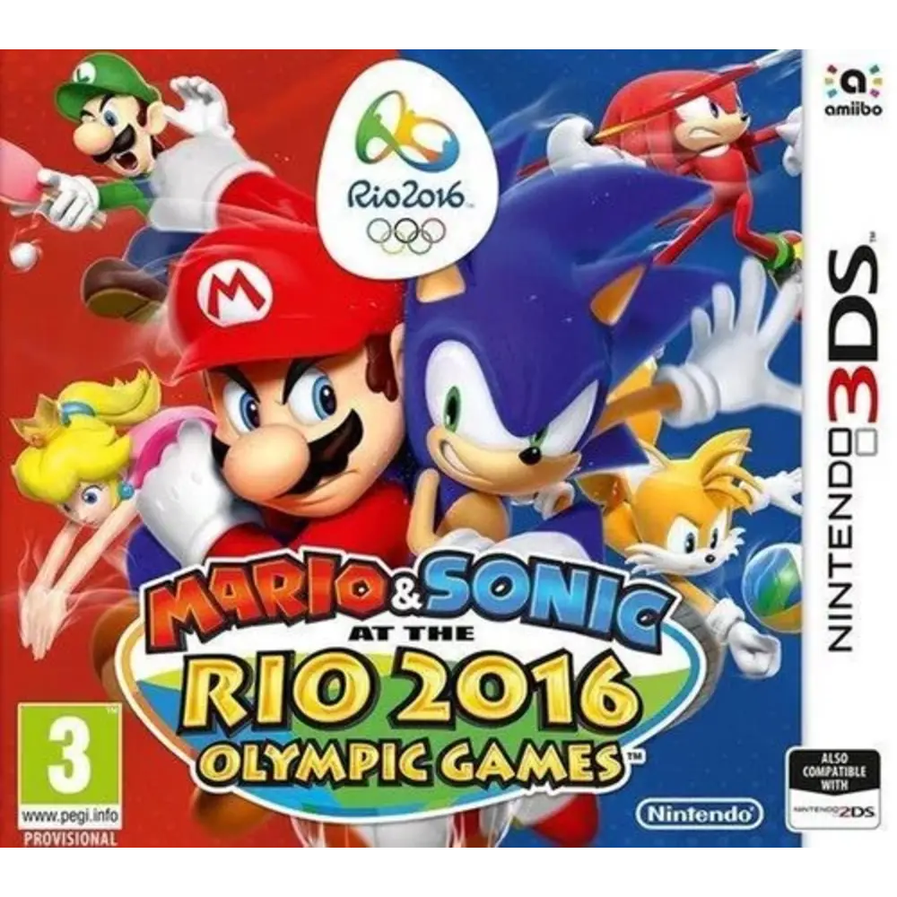 Mario & Sonic Op De Olympische Spelen Rio 2016 - Nintendo 3Ds Kopen ...